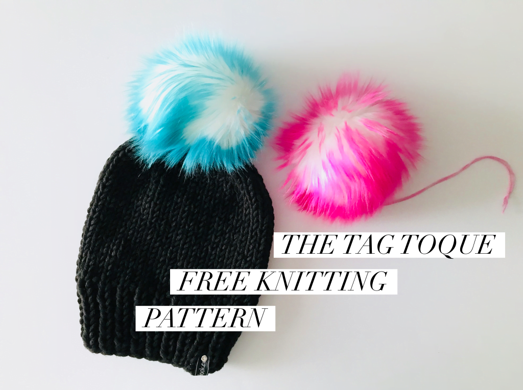 The "Tag" Toque - Free Knit Pattern - iHooked